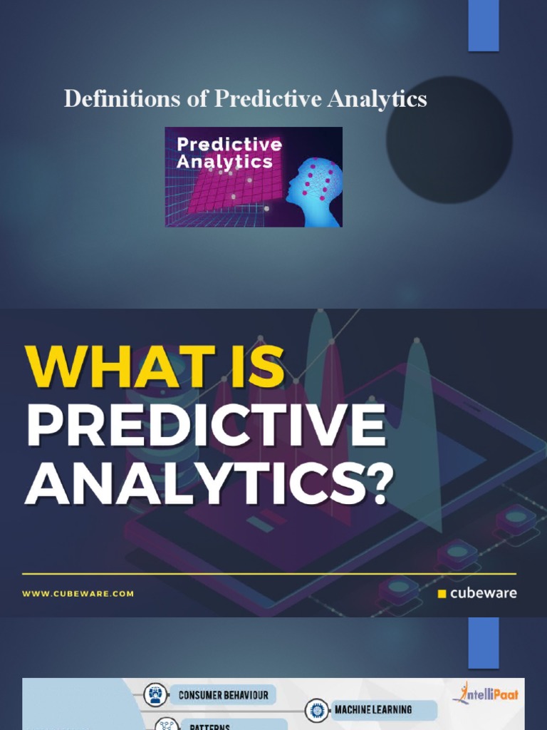Chapter 6 Introduction To Predictive Analytics | PDF | Analytics ... Chapter 6 Introduction To Predictive Analytics | PDF | Analytics ...