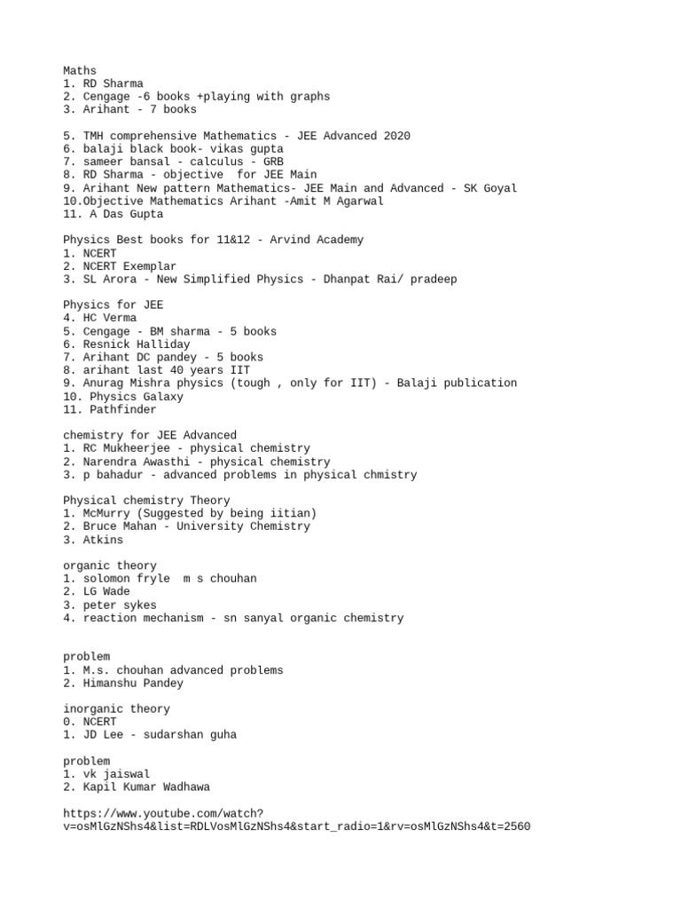 Jee Books | PDF | Technology & Engineering