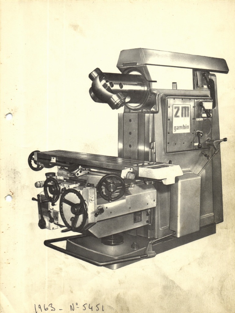 Gambin 2M - Notice de Service (1963) | PDF