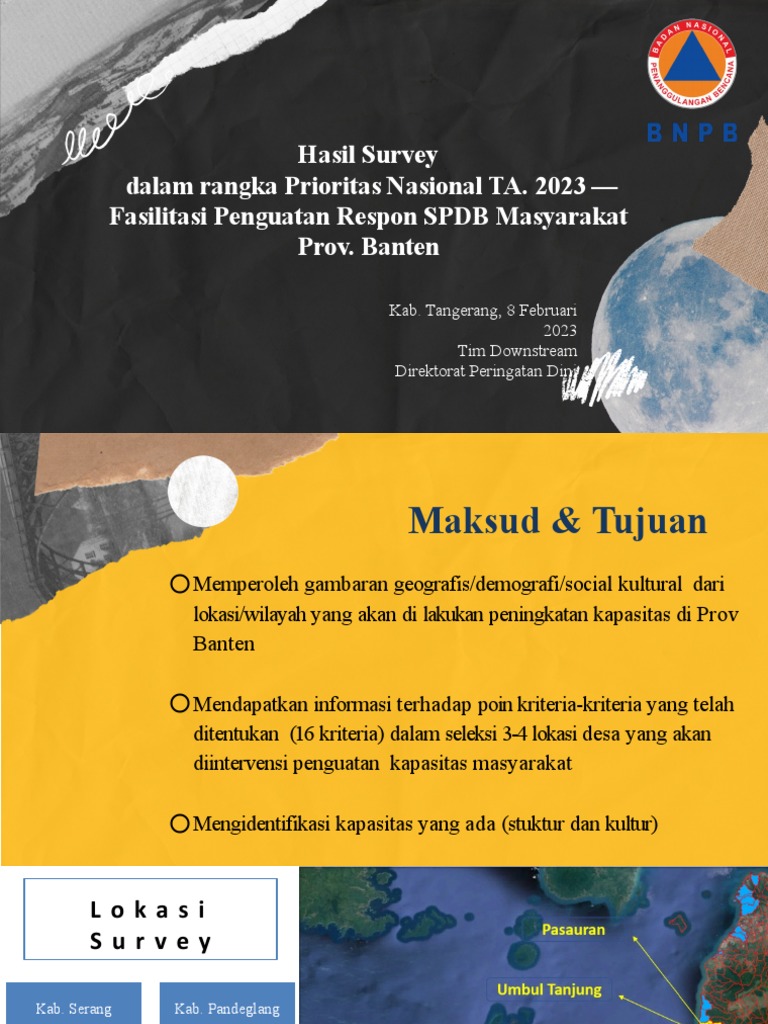 Paparan Hasil Survey Banten | PDF