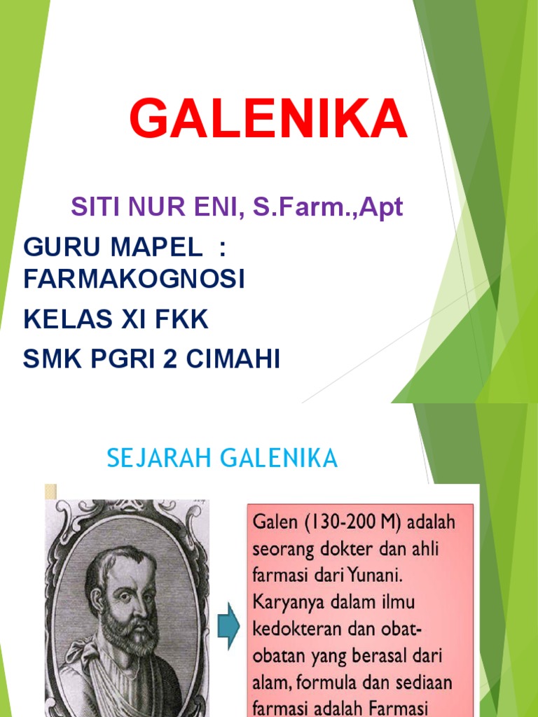 Sediaan Galenika | PDF