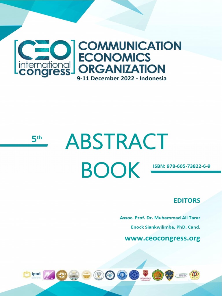 5th CEO Abstract Book 2 | PDF | Computers