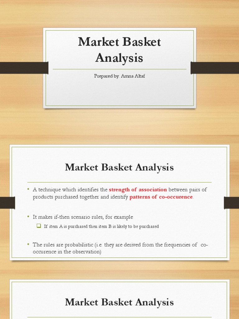 Market Basket Analysis | PDF | Business | Information Technology