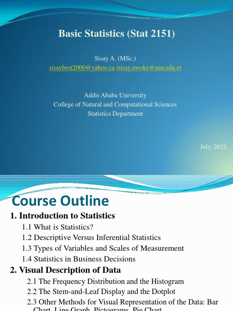 Basic Stat - Chapter 1 Introduction To Statistics | PDF