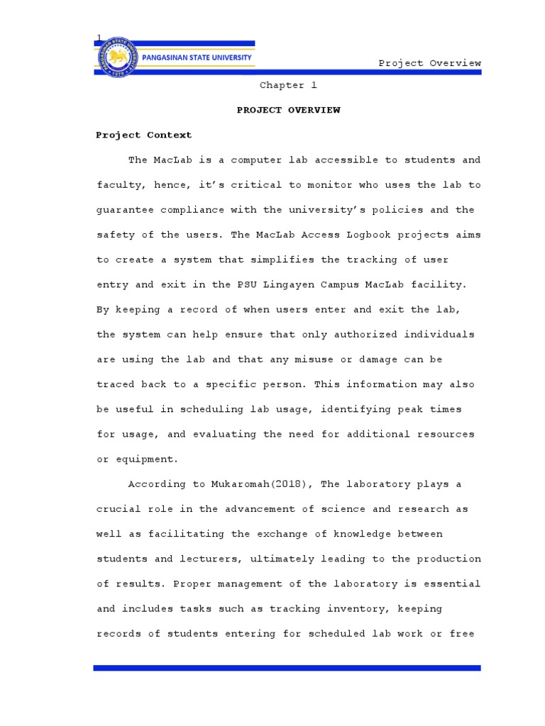 MacLab Access Logbook A System For Tracking User Entry and Exit in ...