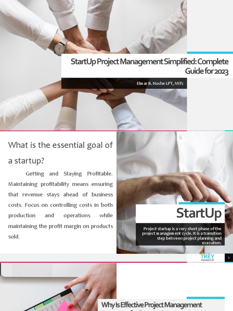 StartUp Project Management Simplified by EBN | PDF