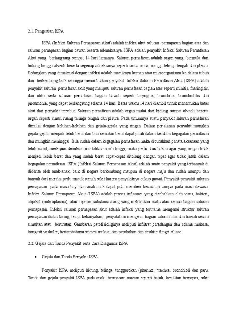 Panduan Lengkap ISPA: Gejala, Diagnosis, Pengobatan, dan Pencegahan | PDF | Sains & Matematika