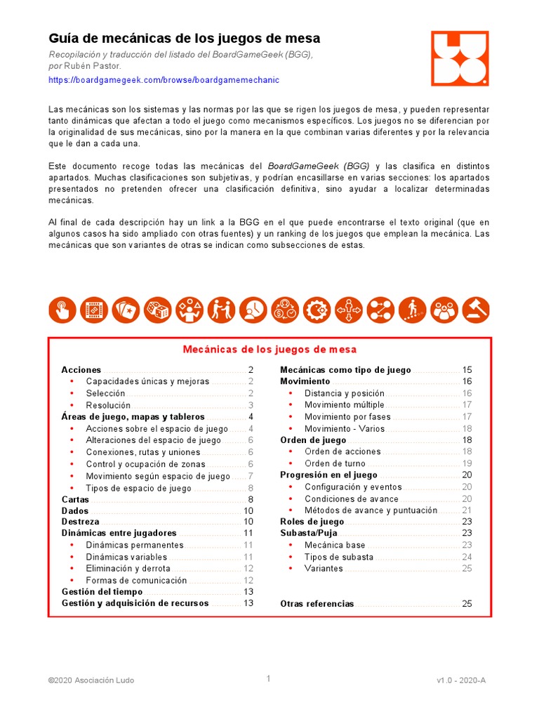 Guía de Mecánicas de Los Juegos de Mesa | PDF