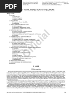 Visual Inspection of Injections: USP | PDF | Fluorescent Lamp ...