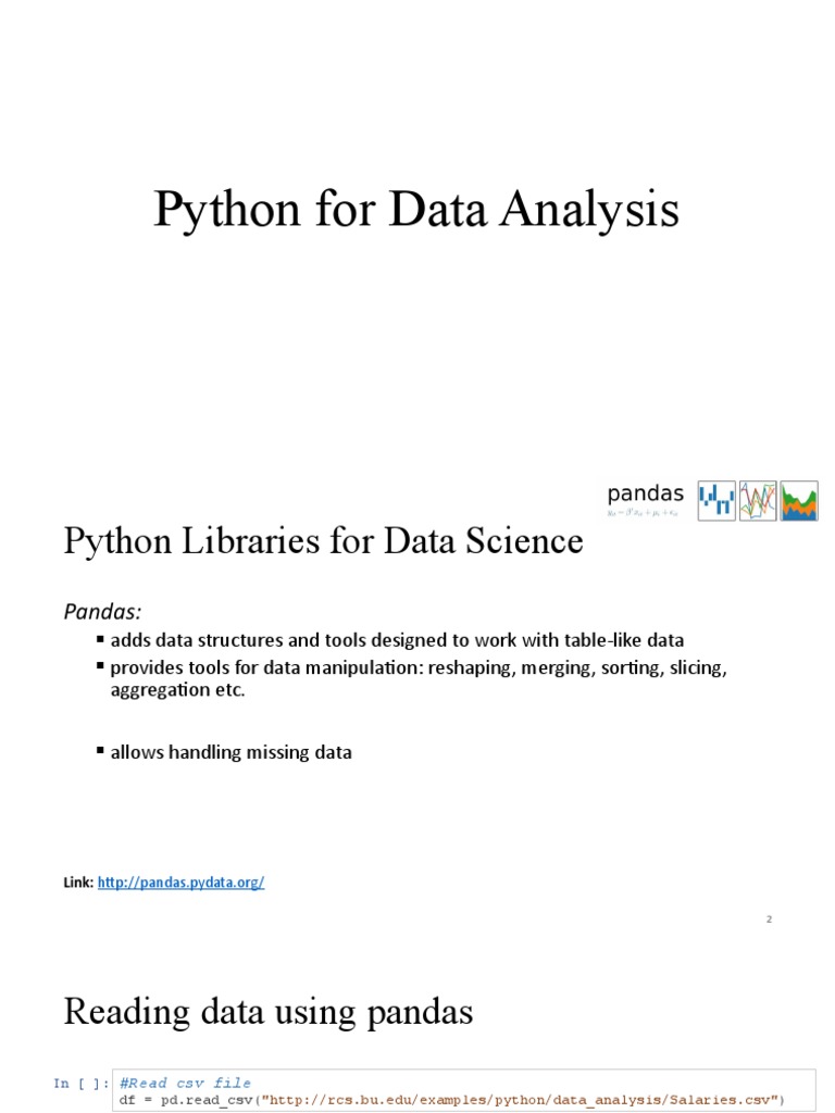 Python-for-Data-Analysis (Pandas | PDF | Mean | Median Python-for-Data-Analysis (Pandas | PDF | Mean | Median