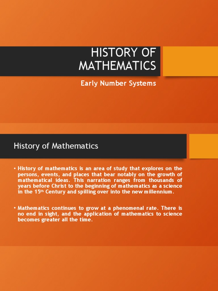 WK1 History of Mathematics M100 | PDF | Paleolithic | Neolithic