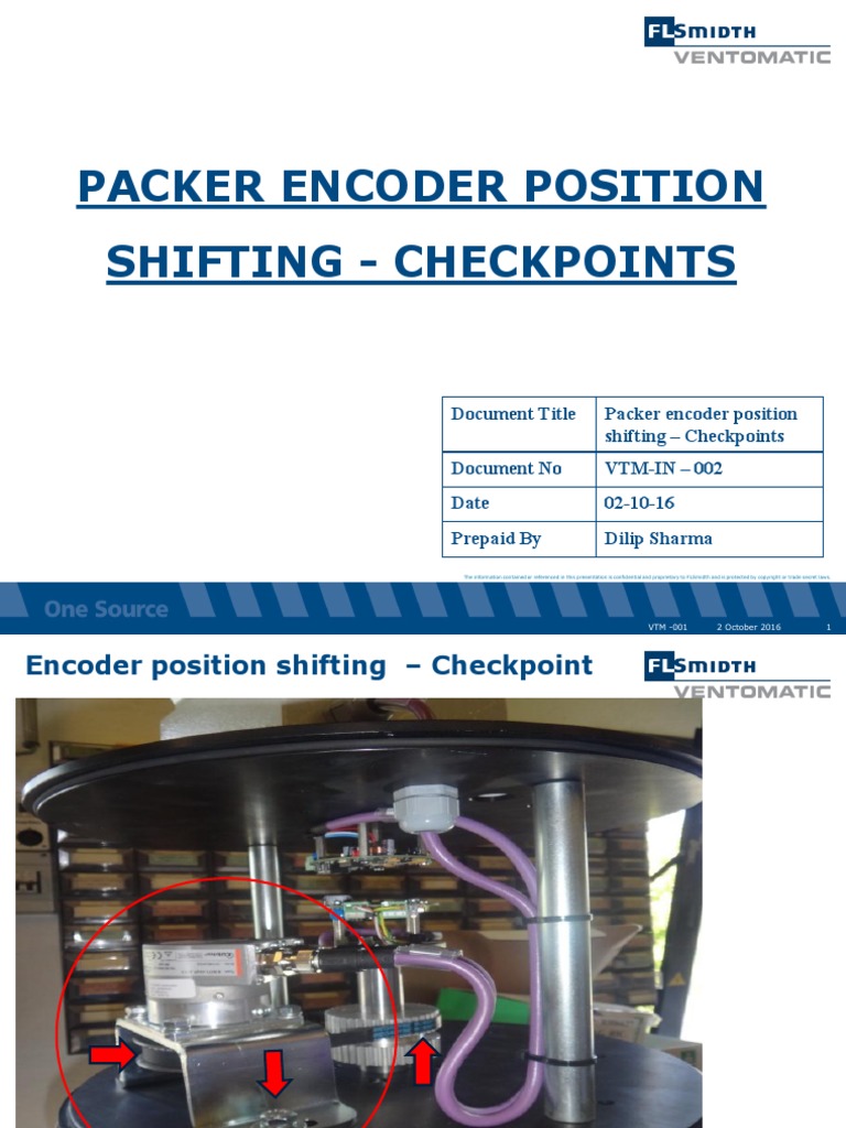 Encoder Position Change Checkpoint | PDF