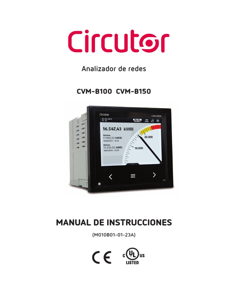 Circutor CVM-B150 | PDF | Transformador | Electromagnetismo