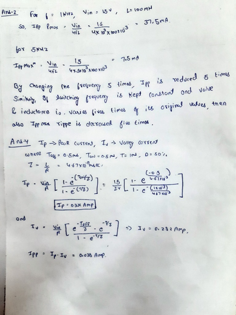 Step Down Chopper R RL Load | PDF