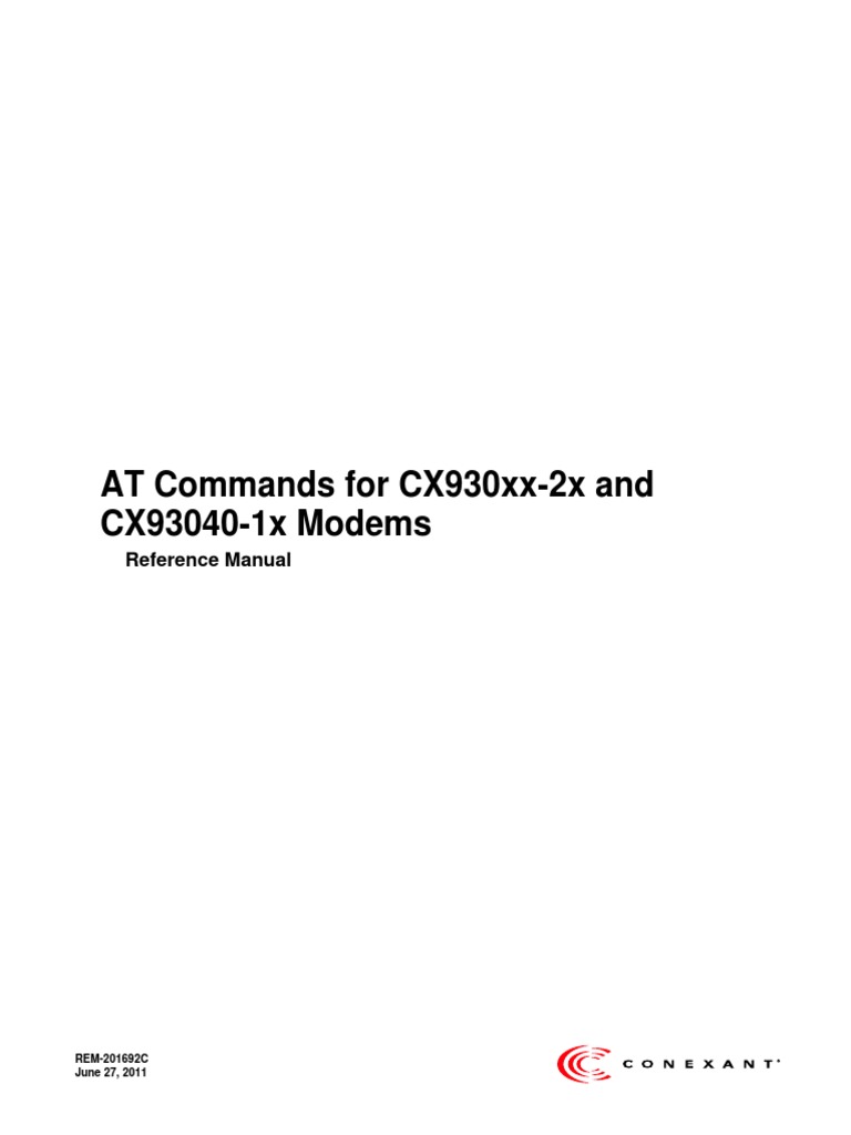 Modem Commands | PDF | Fax | Telecommunications