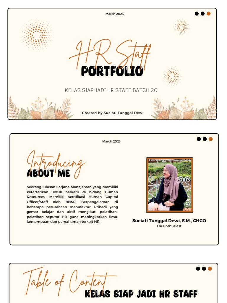 HR Staff: Portfolio | PDF