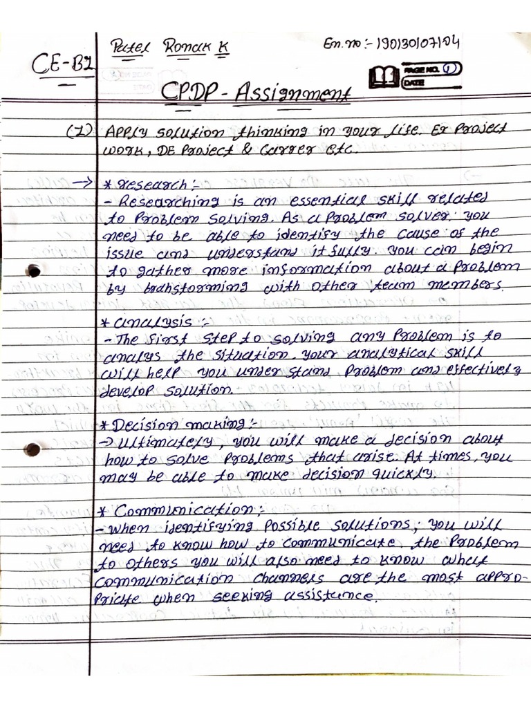 CPDP Assignment | PDF