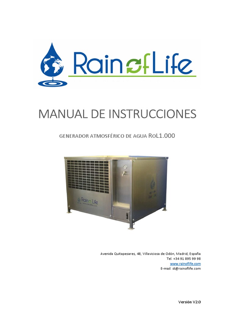 Manual de Instrucciones RoL1.000 v2.0.7 | PDF