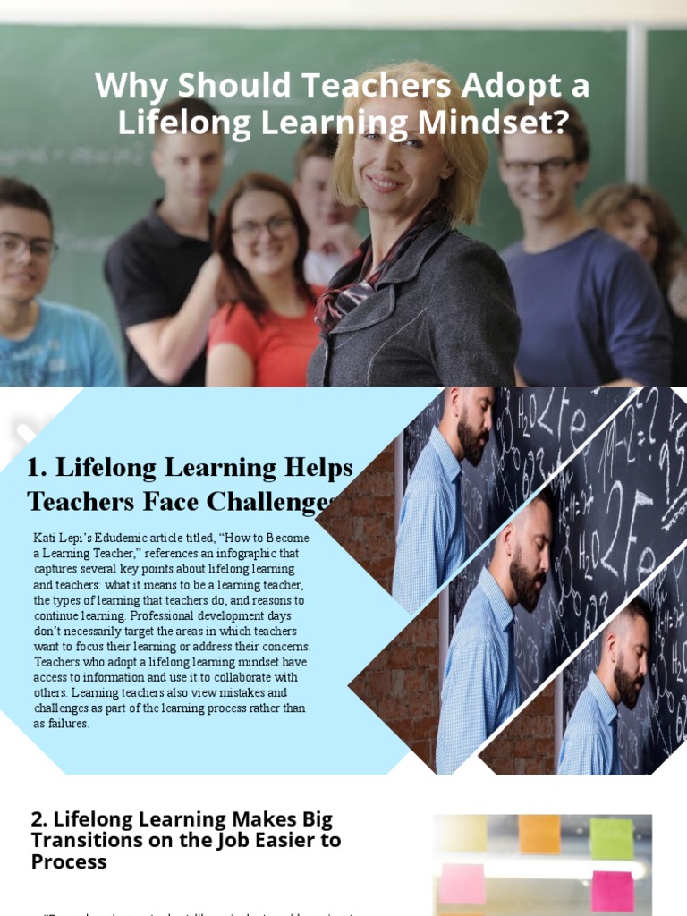 Lifelong Learning For Teachers | PDF | Mindset | Learning
