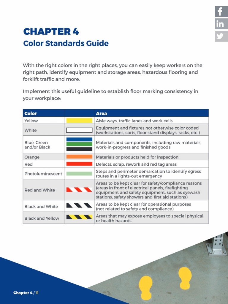 Color Coding Floor Marking | PDF