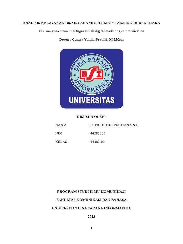 Joki Margonda ANALISIS | PDF