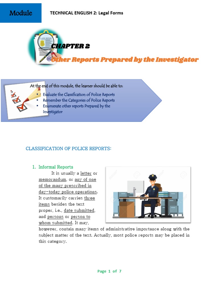 CHAPTER 2 - Other Reports Prepared by The Investigator | Download Free ...