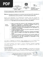 APY Modification and Service Provider Change | PDF | Banks | Pension