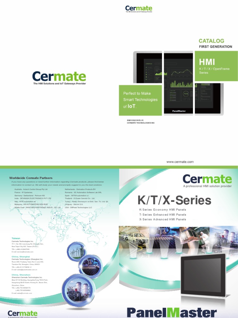 Cermate HMI Product Overview | PDF | Usb | Flash Memory