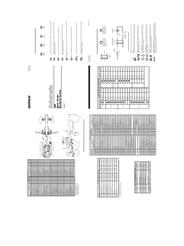 Cat 14h Motorgrader | PDF | Electrical Connector | Switch