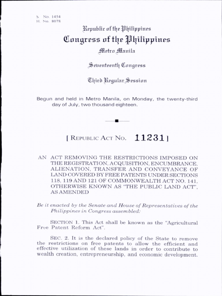 Ra 11231 | PDF | Justice | Crime & Violence