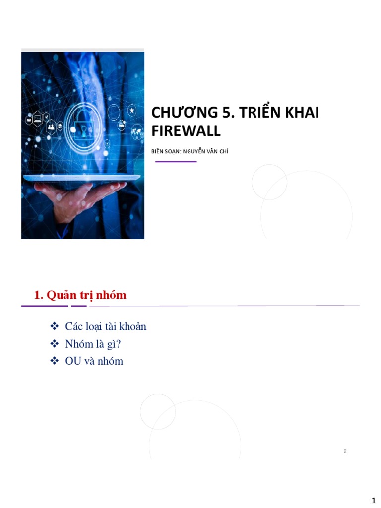 5 - Chuong 5.2 - Fire Wall | PDF