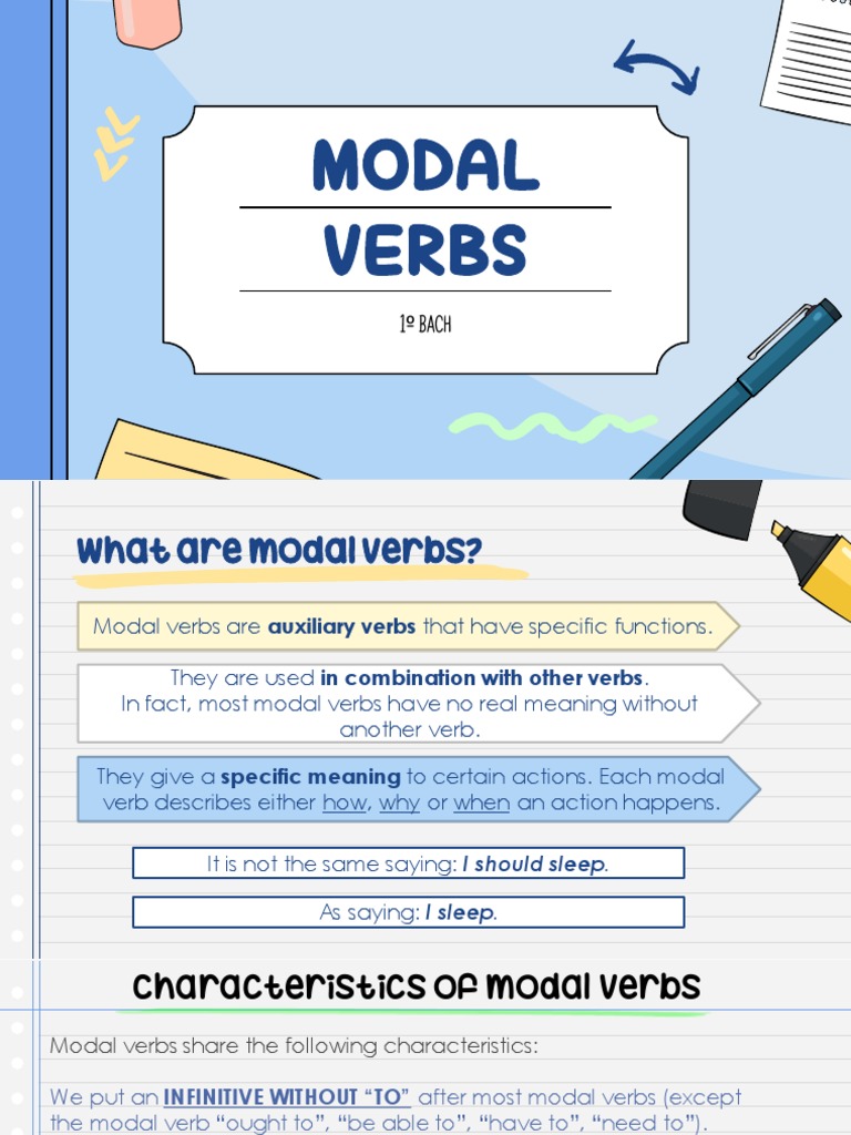 Verbos Modales | PDF