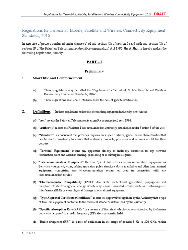 EIA Standards for Wireless Equipment | PDF | Radio | Electromagnetic ...