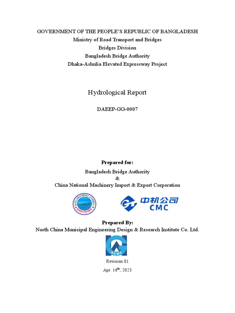 DAEEP Hydrological Report DAEEP-GG-0007 April 16th 2023 | PDF