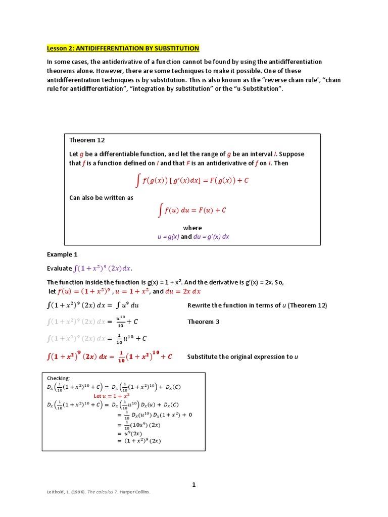 Basic Calculus - 4th Quarter - Handouts and Worksheets - Lesson 2 | PDF ...