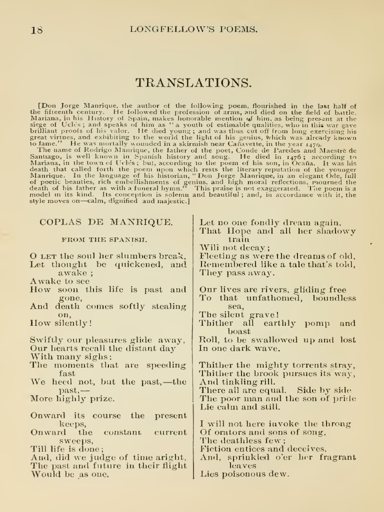 Longfellow'S: Poems | PDF | Poetry