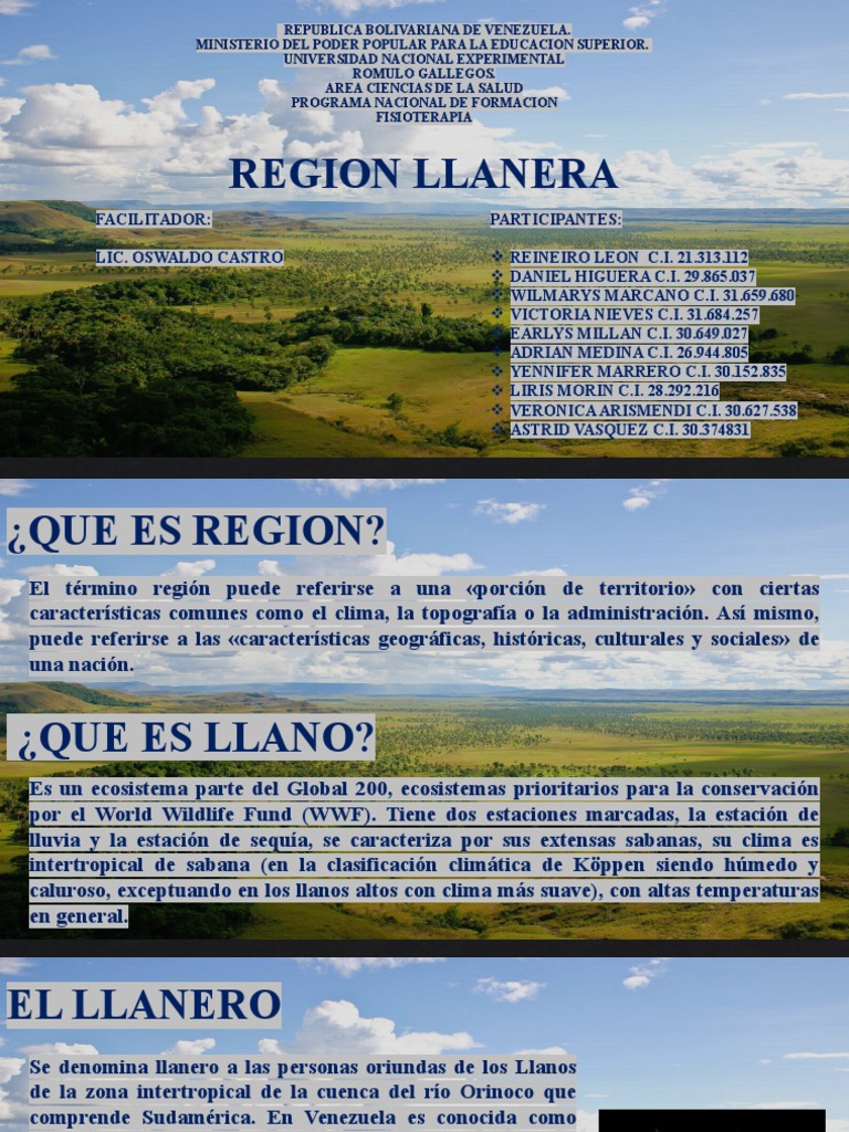 Region Llanera | PDF