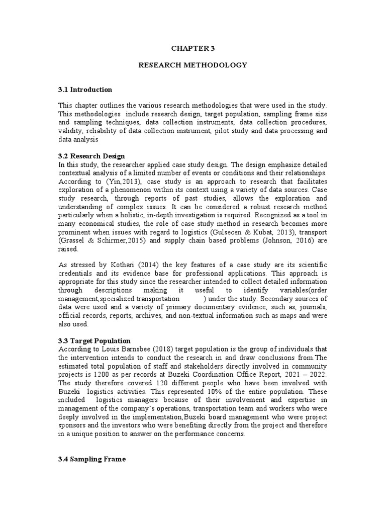 CHAPTER 3 Group1 | PDF