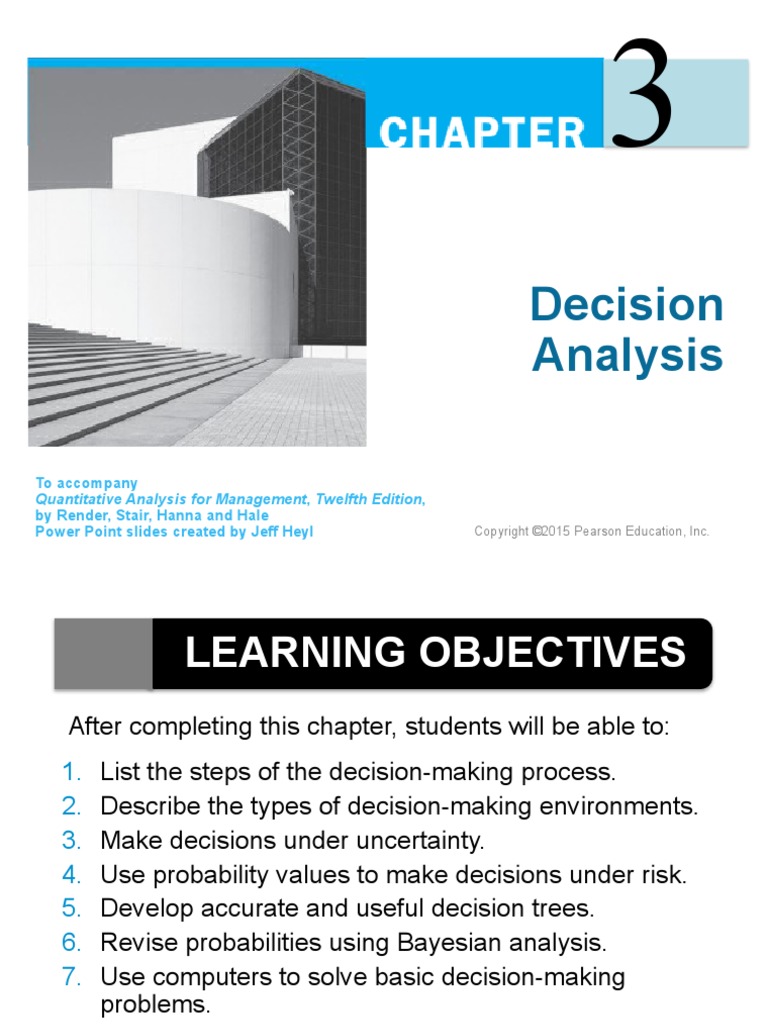 QBA-chap3 Decision Analysis | PDF