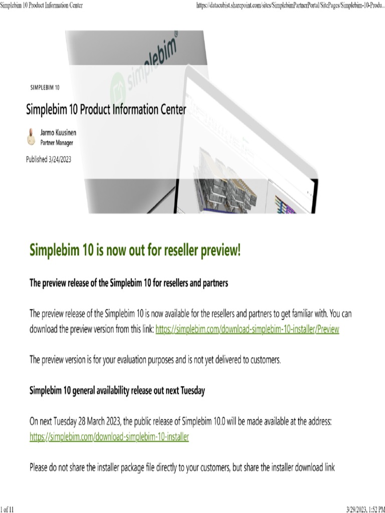 Simplebim 10 Product Information Center | PDF | Building Information ...