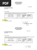 Form 137 Request Letter | PDF