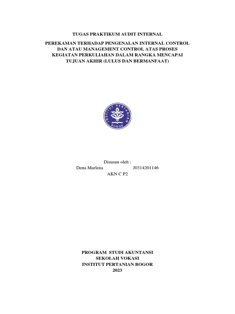Tugas Praktikum Audit Internal | PDF