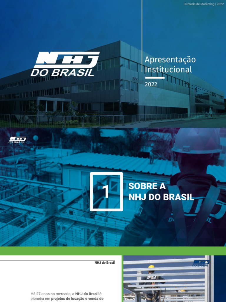 Apresentacao Institucional NHJ Do Brasil | PDF | Brasil | ISO 9000