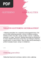 Understanding Glittering Generalities | PDF