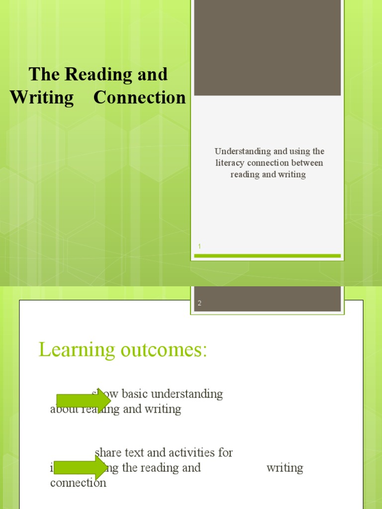 Reading-Writing Literacy Link | PDF