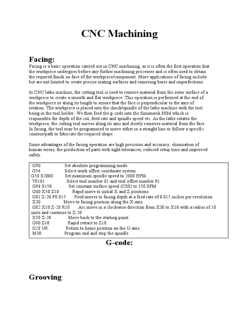 CNC Machining | PDF | Numerical Control | Machining