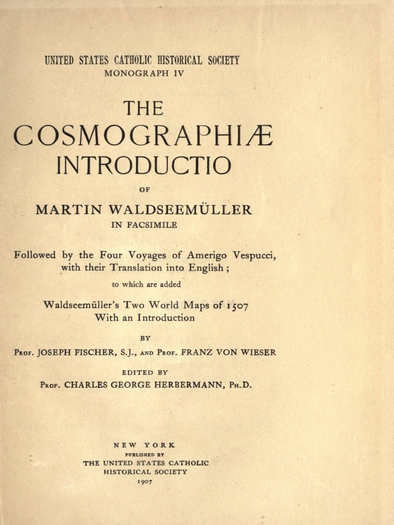 Cosmographiae Introductio of Martin Waldseemueller | PDF | Map ...