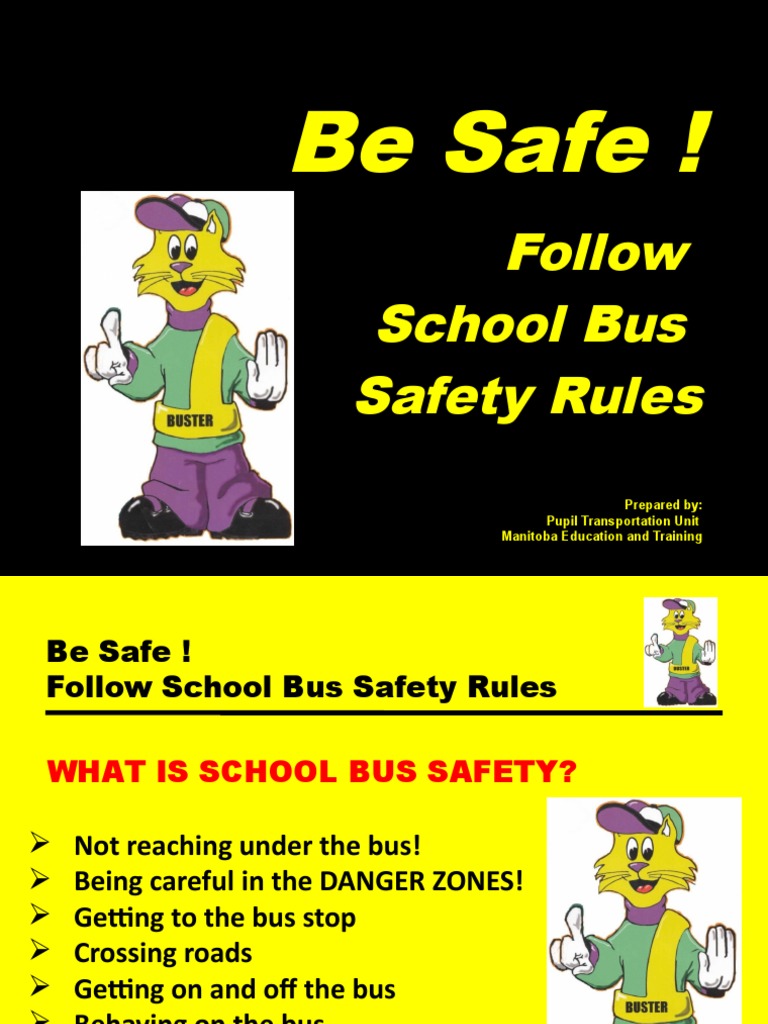 School Bus Safety Presentation | Download Free PDF | School Bus | Bus