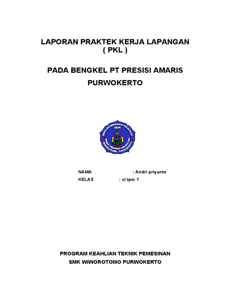 TPM Format Laporan PKL Siswa 2023-1 | PDF