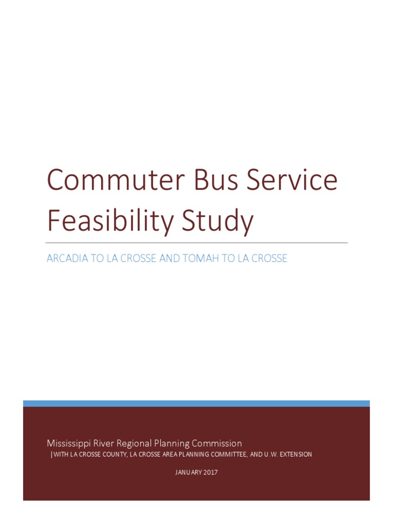 Commuter Bus Service Feasibility Study 2017 | PDF
